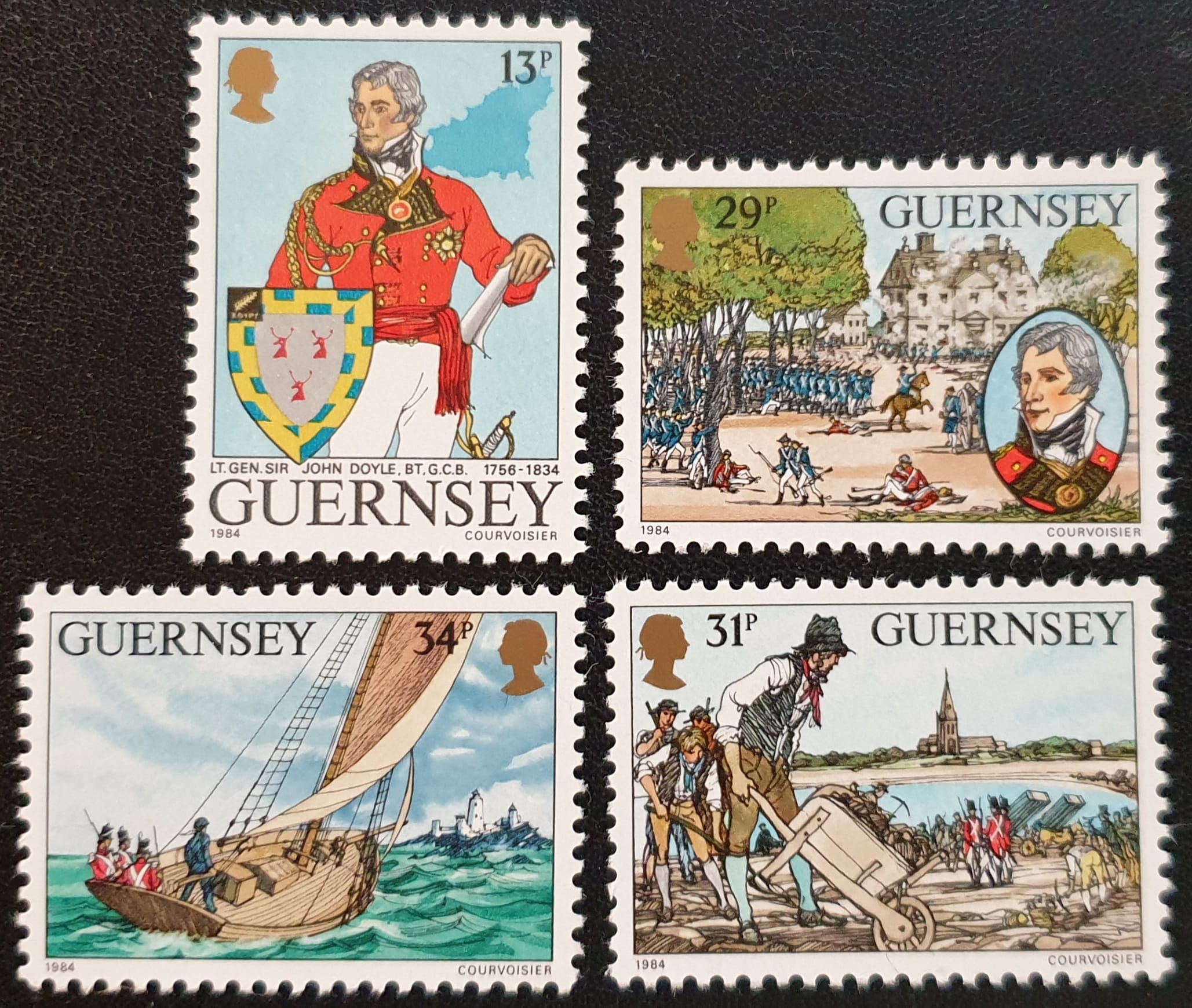 Guernsey 1984 "150th Death Anniversary of Lt.-General Sir John Doyle ...